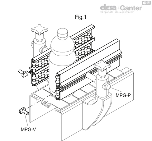 GLA-2-RC Roller side guides Cylindrical rollers | Elesa+Ganter